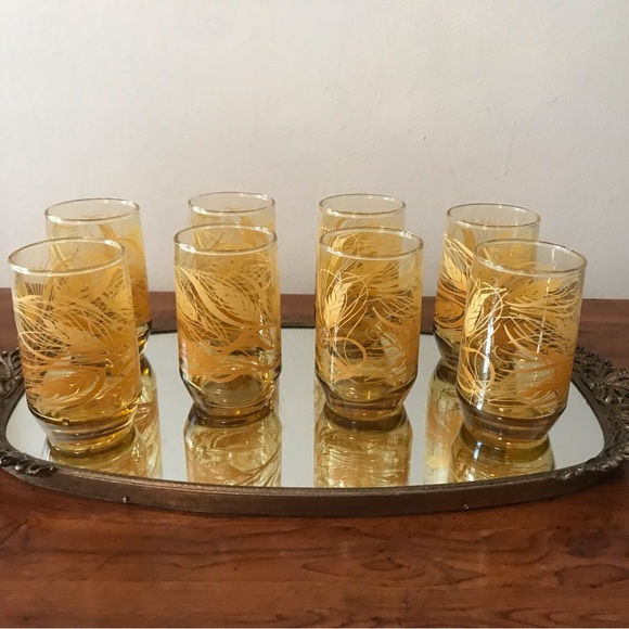 Vintage | Kitchen | Vintage Orange Juice Glassware | Poshmark